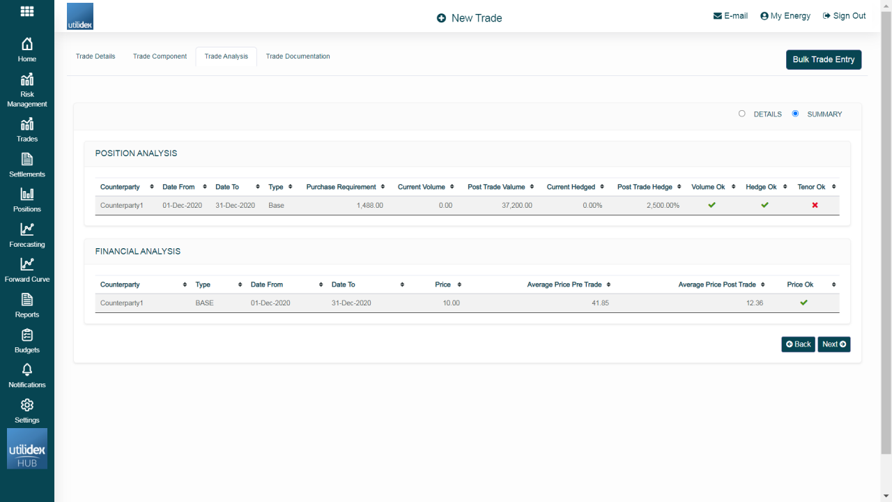 Adding Trades - Home