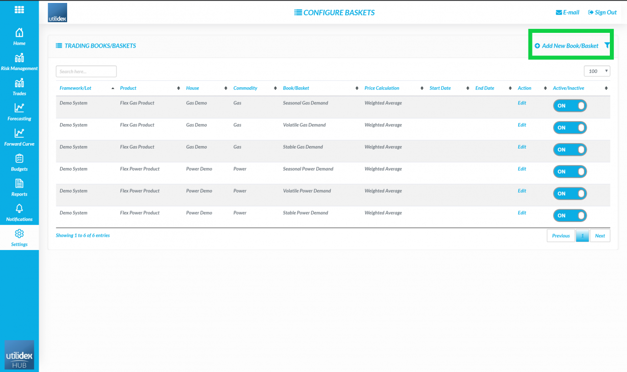 Data Configuration - Home