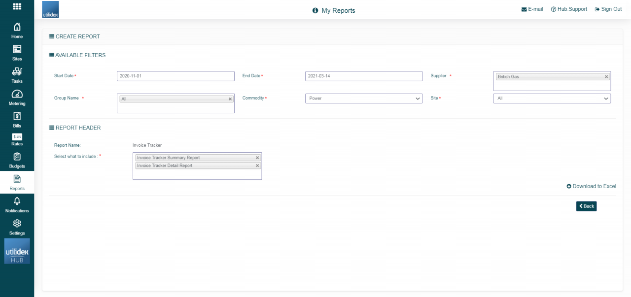 Invoice Tracker - Home